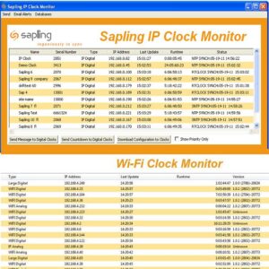 Sapling Network Clock Monitoring Software » advanceNET